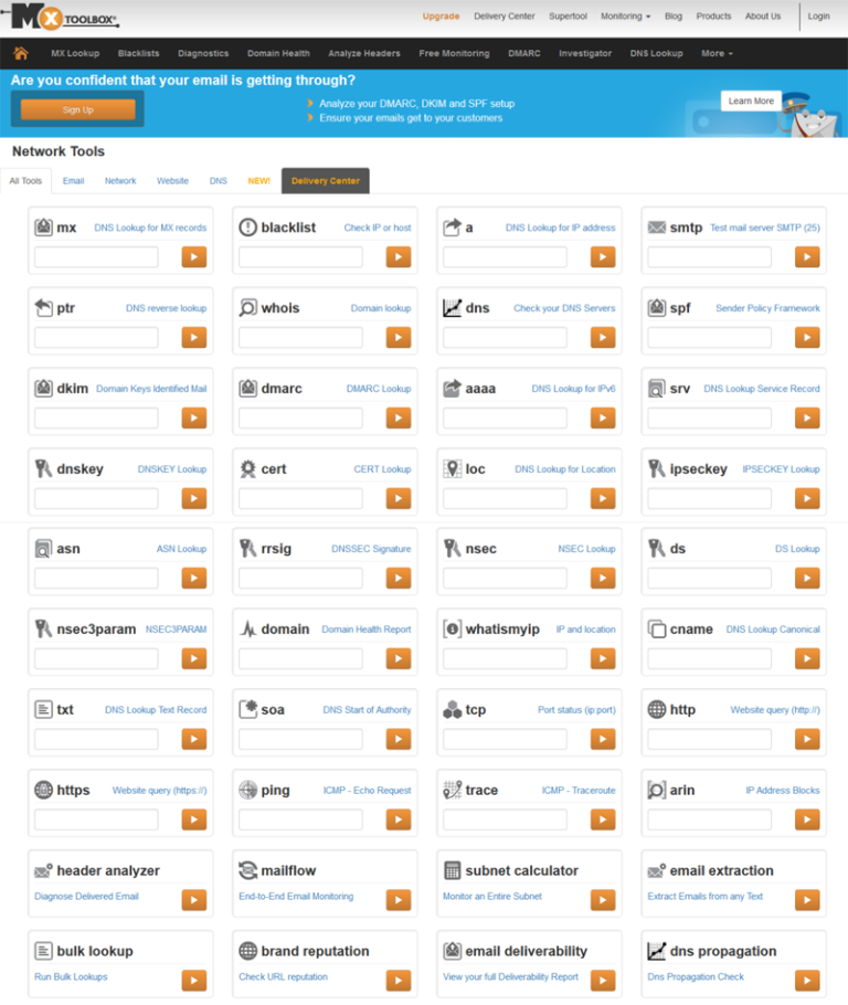 MX Toolbox DNS/MX Lookup | SiteHatchery Web Design