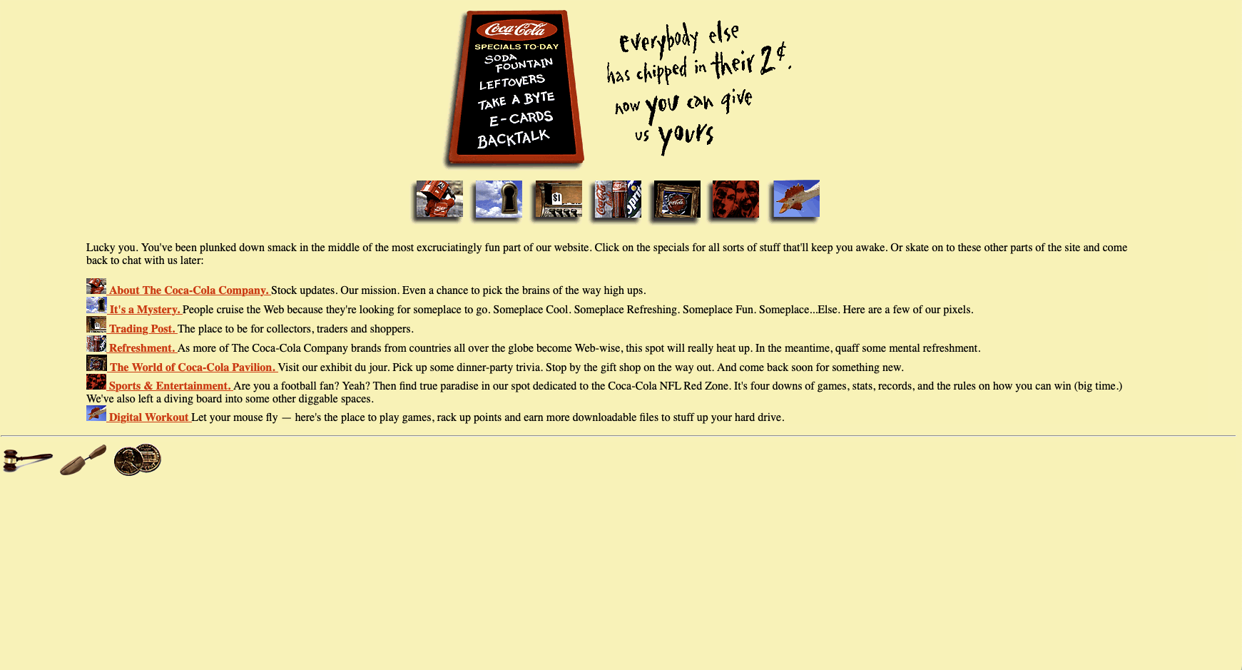 Pop and Pixels: Coca-Cola's Website Design Evolution