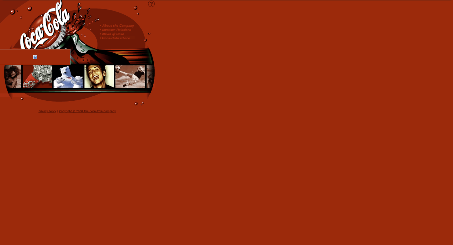 Pop and Pixels: Coca-Cola's Website Design Evolution