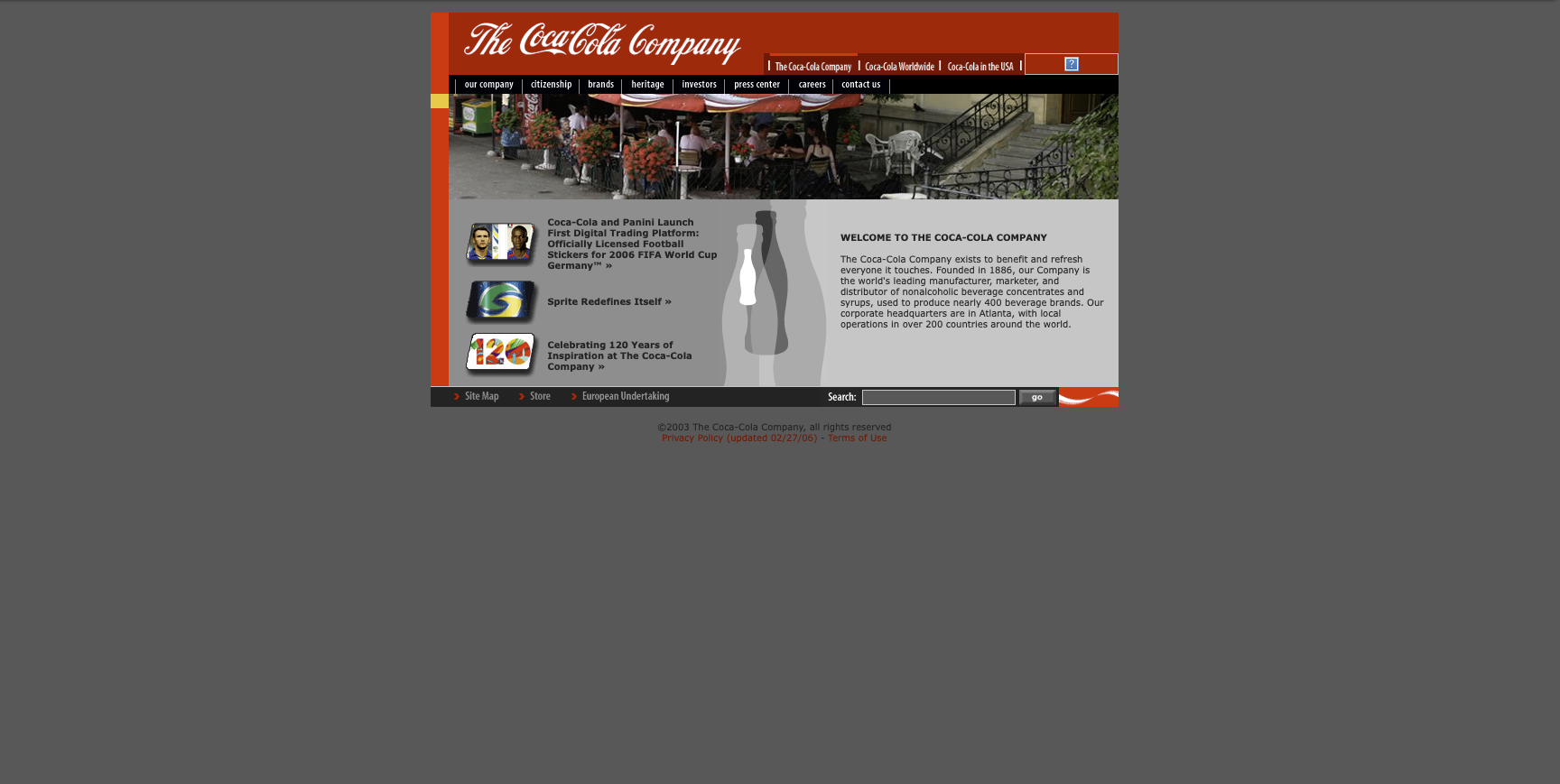 Pop and Pixels: Coca-Cola's Website Design Evolution