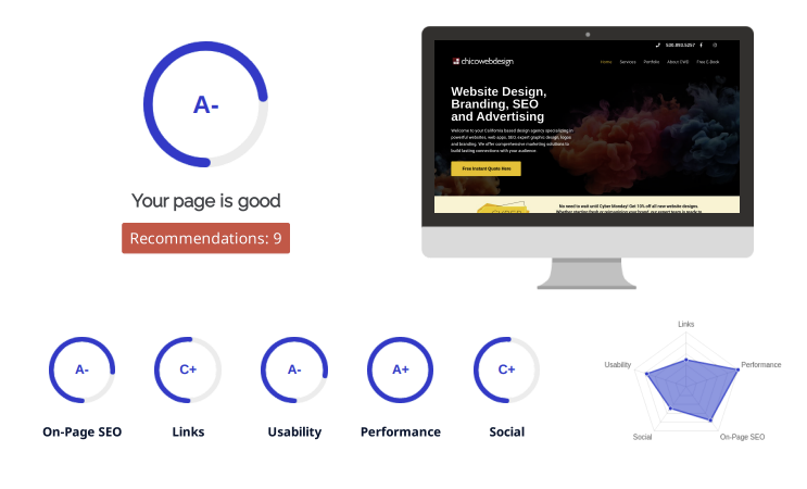 Free Monthly Web Report | Website Audit SEO | California